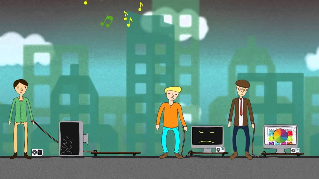 Google Music Motion Graphic Advertisement - YouTube