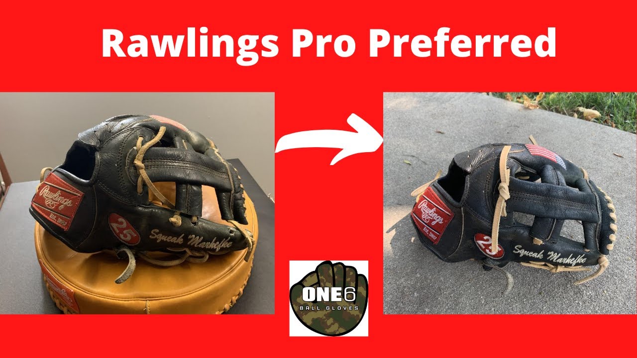 Rawlings Pro Preferred Single Post FULL RELACE - YouTube