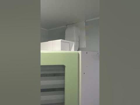 вытяжка на кухне с обратным клапаном - YouTube