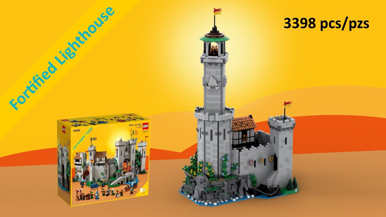 MOC-158575 Fortified Lighthouse - 10305 Lion Knight's Castle ...