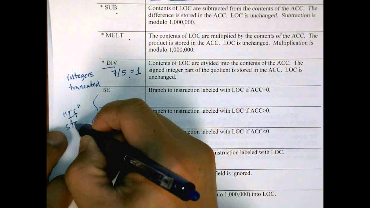 Syntax of ACSL Assembly Language - YouTube