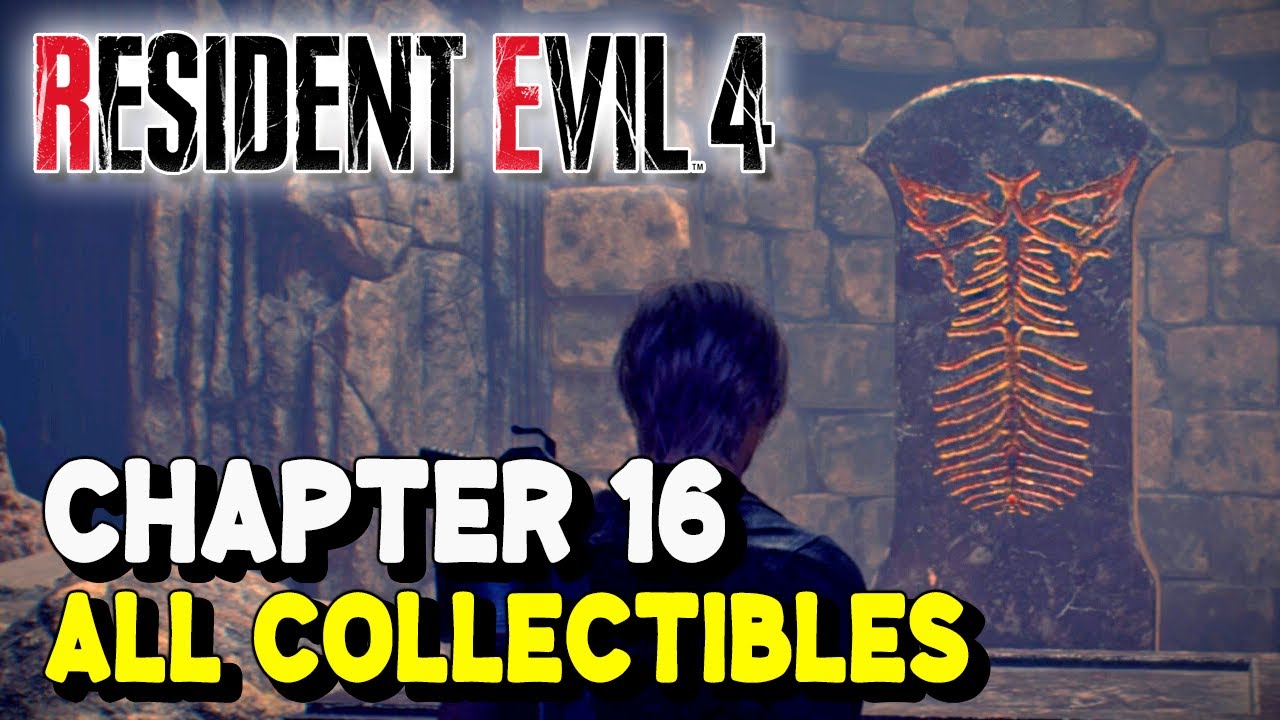 Resident Evil 4 Remake CHAPTER 16 All Collectible Locations All ...