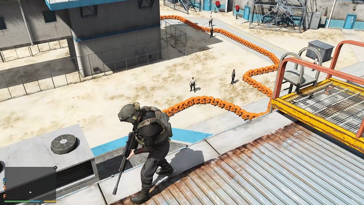 GTA 5 - Michael's Human Centipede Prison Rampage + Ten Star Escape [R.D ...
