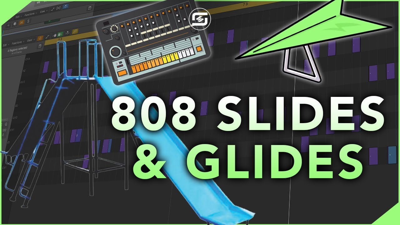 808 Slides/Glides in Kontakt, Alchemy & Logic X EXS24 - YouTube