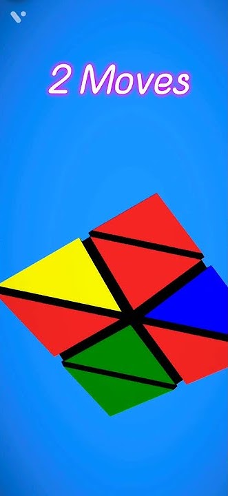 Solving The Paramid Cube Only In 2 Movesshorts Cubing Ytshortsmg Cuber Youtube