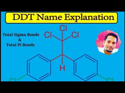 Structure Of DDT / Total Sigma and Pi Bonds In DDT Structure/Chemtube ...