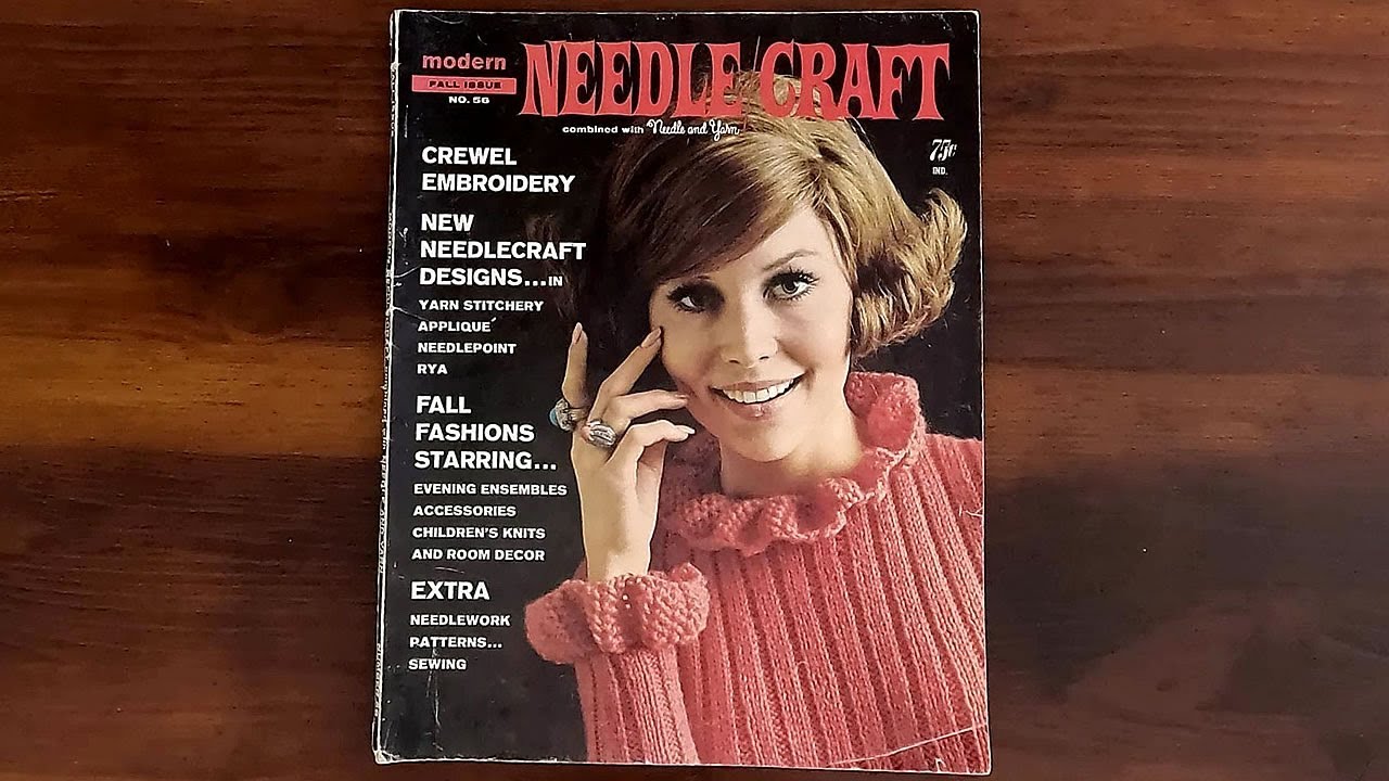 Modern Needle Craft Fall 1969 Crewel Embroidery, Needlecraft Designs ...