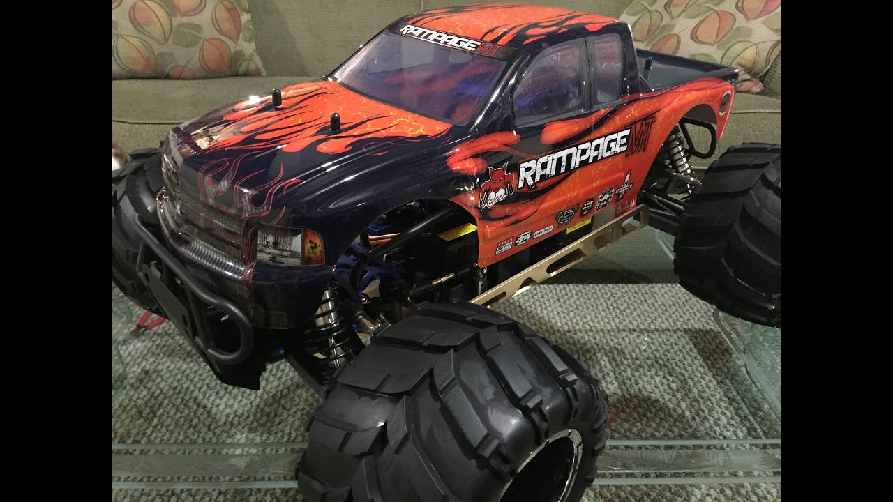 Redcat Rampage MT 1/5th Scale Gas Monster Truck! - YouTube