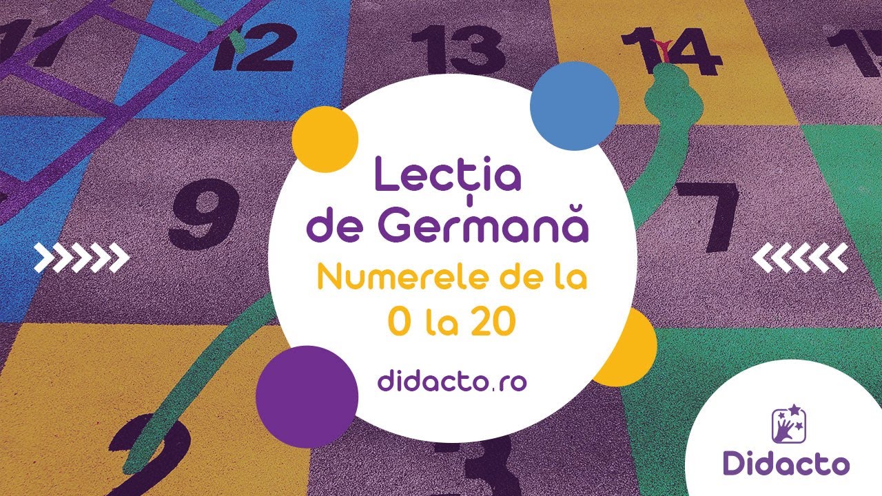 Învață Germană pentru Copii - Lecția 1 - Numerele în germană de la 0 la ...