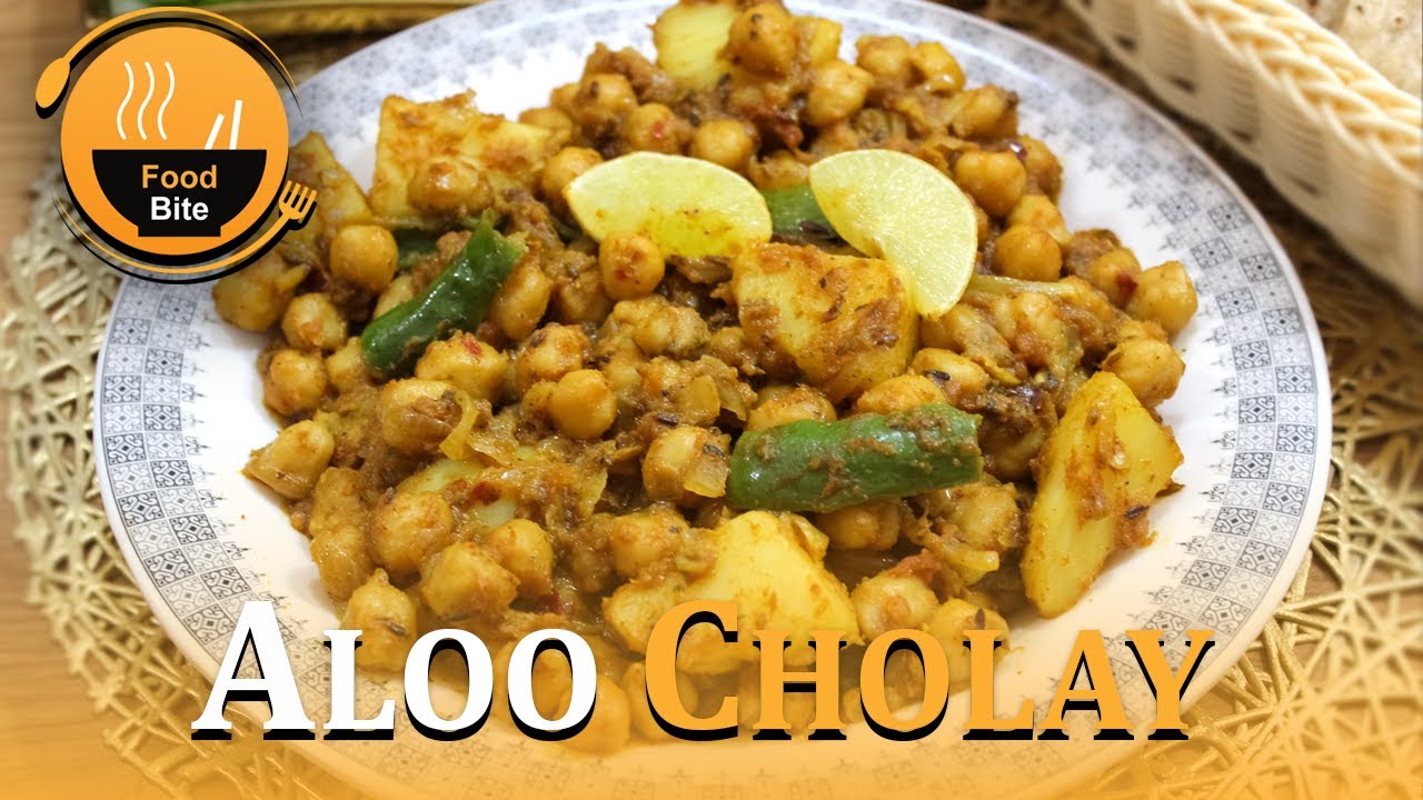 Aloo Cholay Recipe By Food Bite | Restaurant Style Aloo Cholay - YouTube