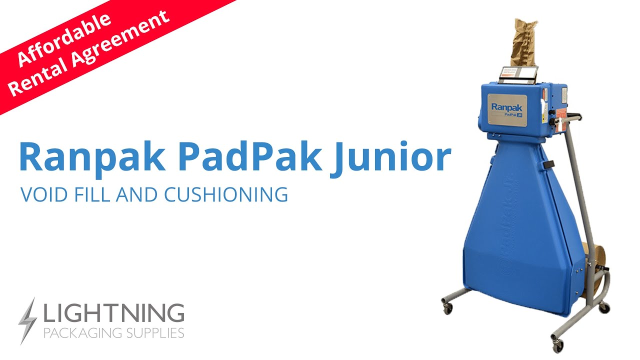 padpak junior void fill and cushioning - YouTube