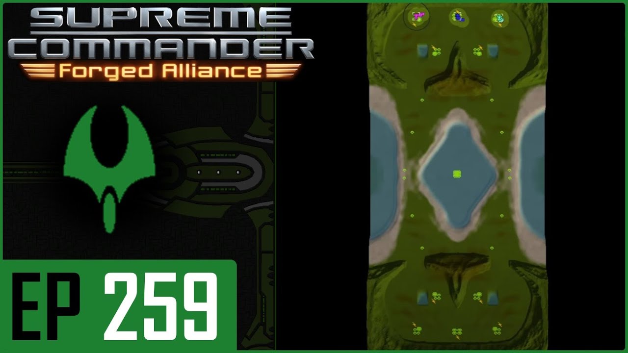 Supreme Commander FAF | Cast:259 | Survival | Taronyu | 1440p - YouTube