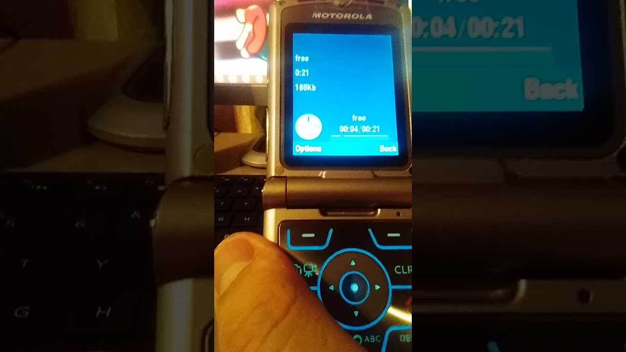 Motorola Razr V3C SW Ringtones - YouTube