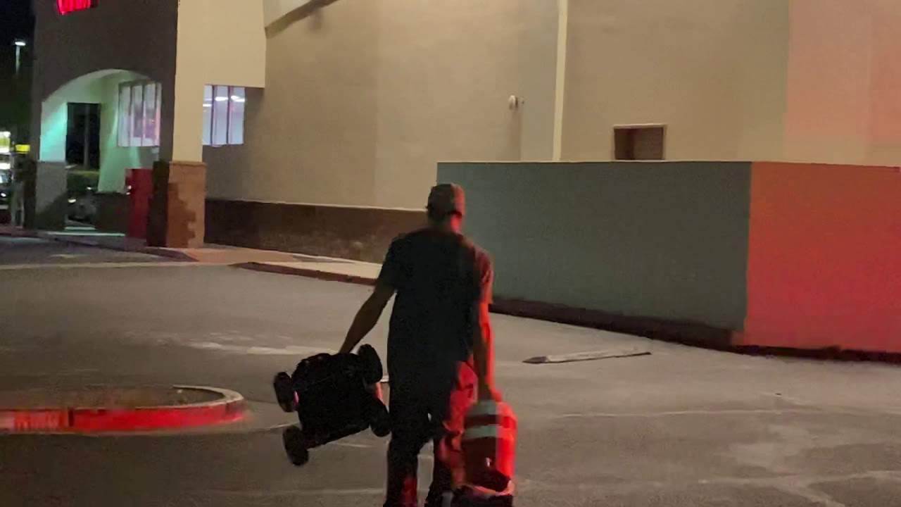 The man walking away saves a homeless man - YouTube