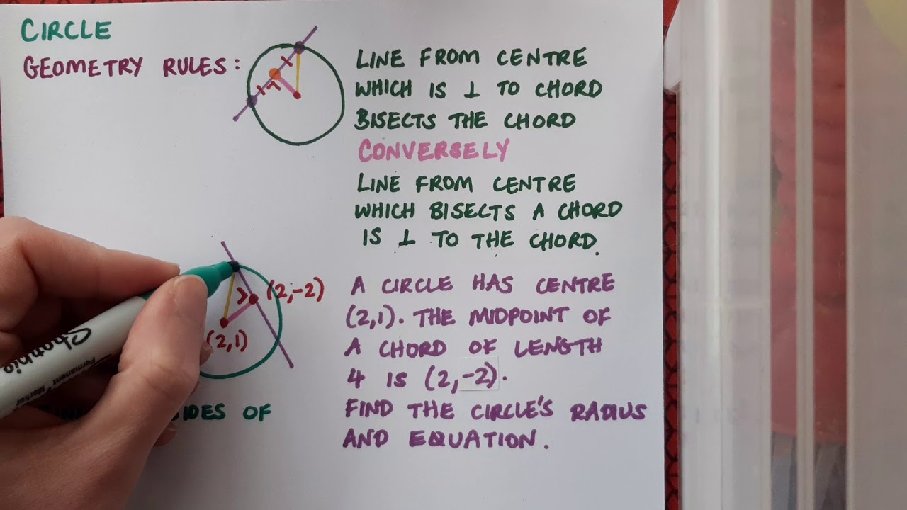 Circles - Problem Solving with Pythagoras - YouTube