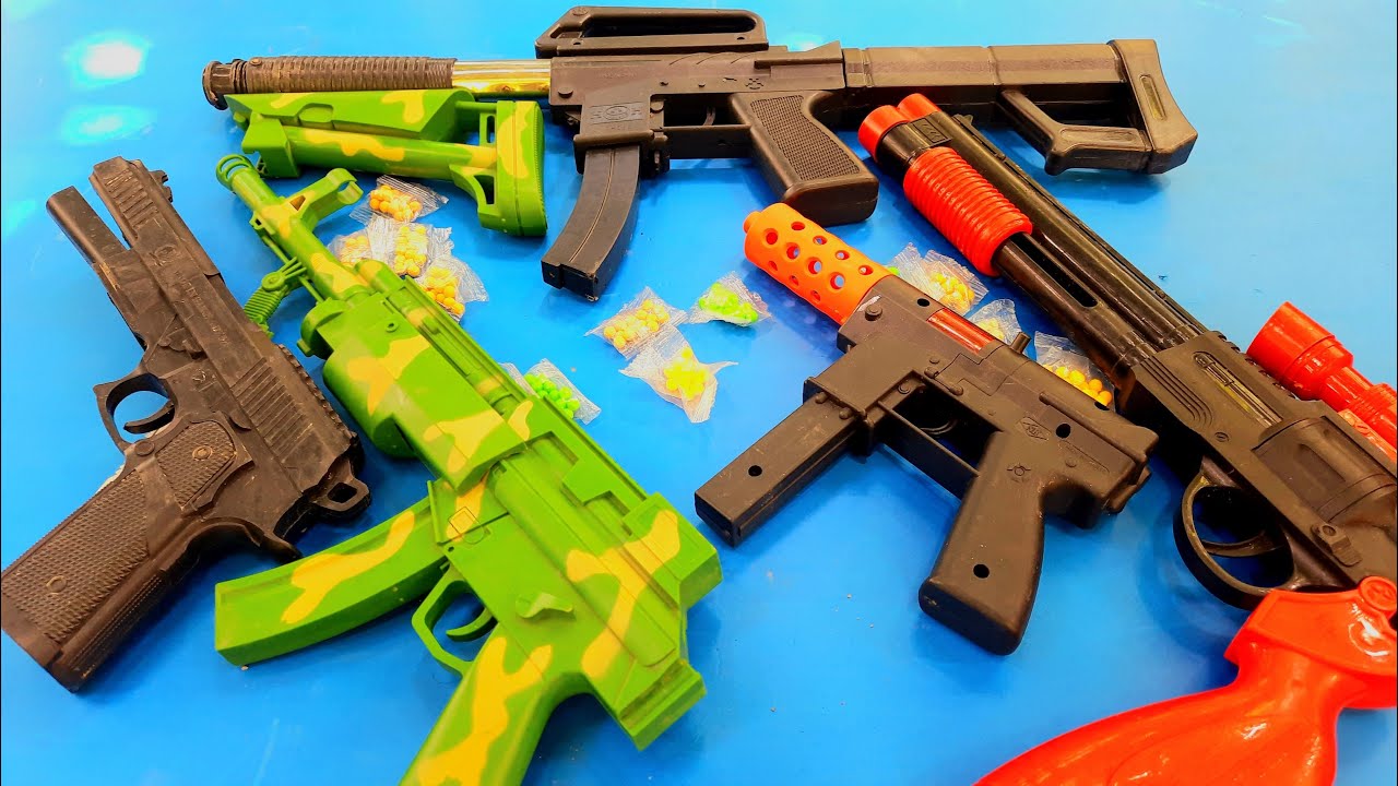 Broken again Mauser C96 Airsoft - SPY Toy Nerf Gun -MP5 Drum magazine ...