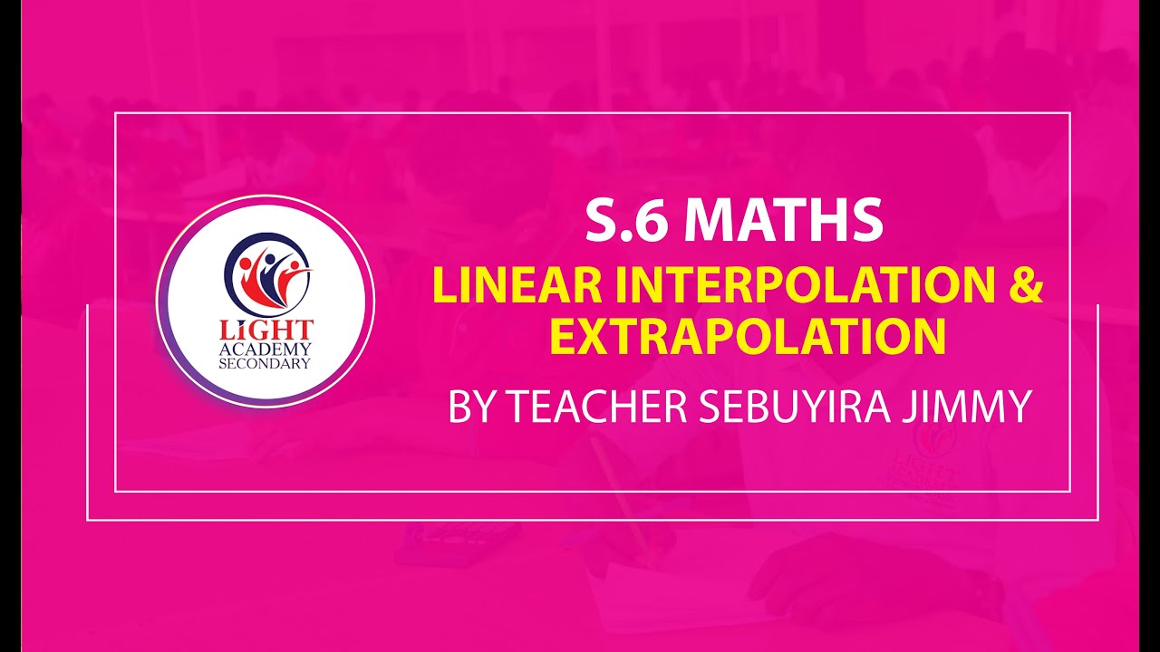 Light Academy SS - S.6 MATH - YouTube