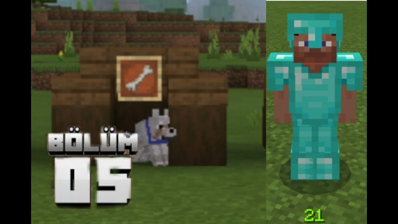 ELMAS SET VE KÖPEK KULÜBESİ / minecraft bölüm 5 - YouTube