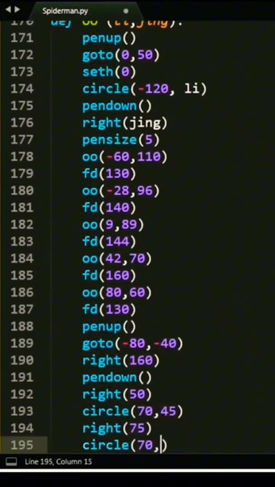 How To Create Spiderman Using Python Python Programming Programming Viral Trending Python