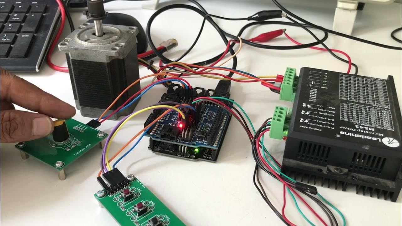 Arduino Stepper Driver, Speed Control Potentiometer, Switches Direction ...