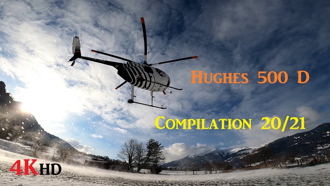 Hughes 500 D / MD 500 D Helicopter / Compilation 20/21 - YouTube