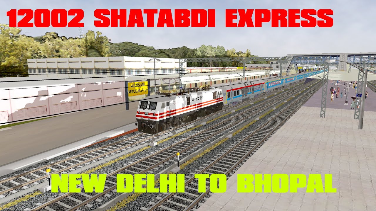 12002 SHATABDI EXPRESS / NEW DELHI TO MATHURA - YouTube