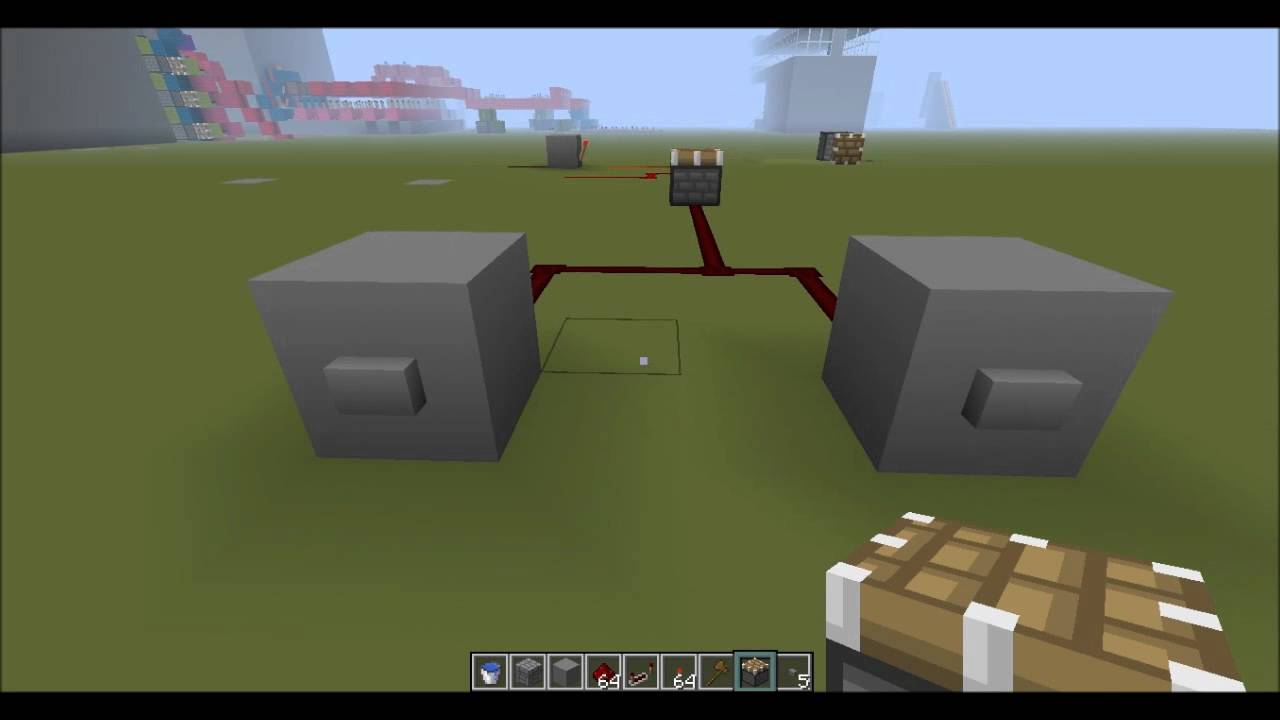 Redstone Logic Gates 101 - OR Gate - YouTube