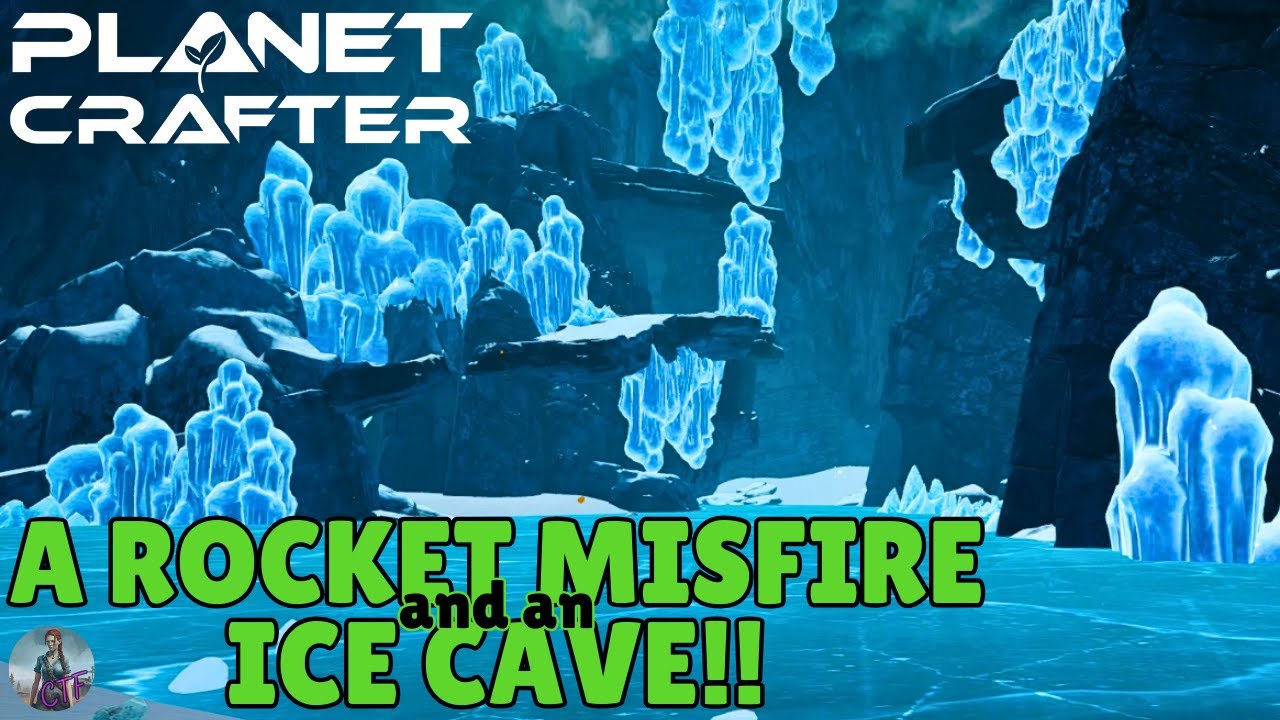 E09-Planet Crafter DLC-Planet: Humble-ICE CAVE AND ROCKETS!! - YouTube