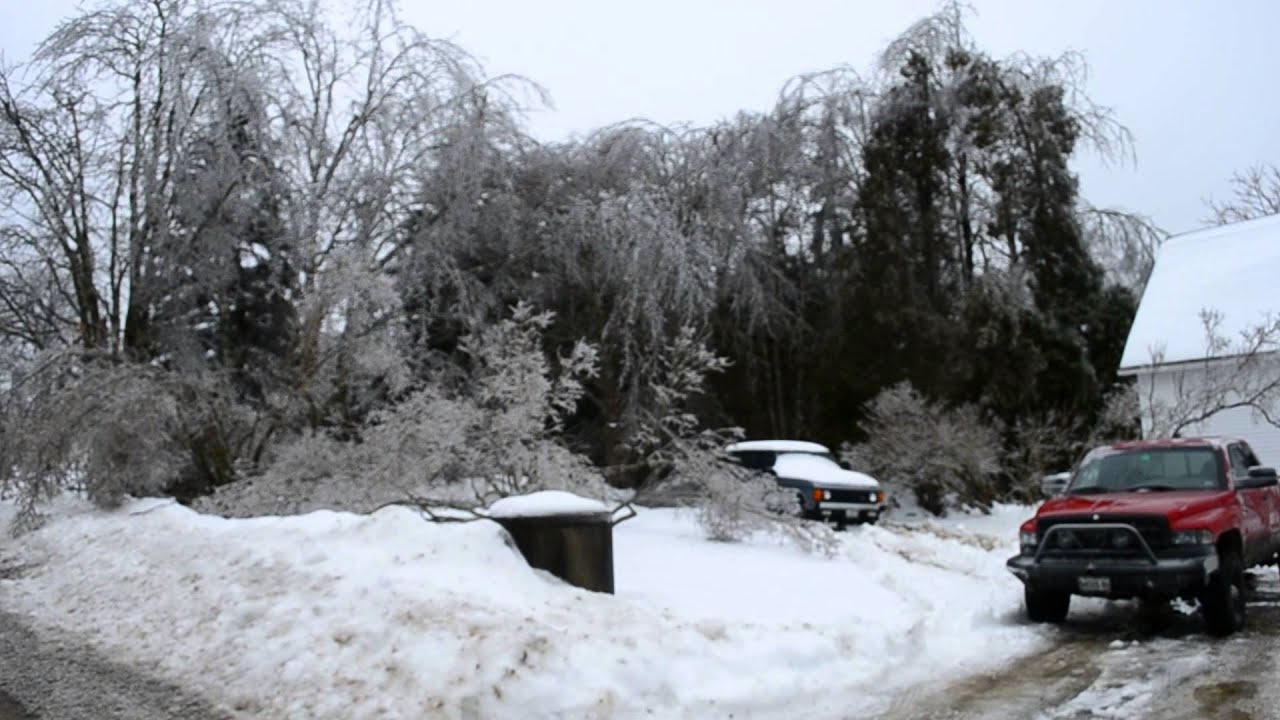 Maine Ice Storm 2013 - YouTube