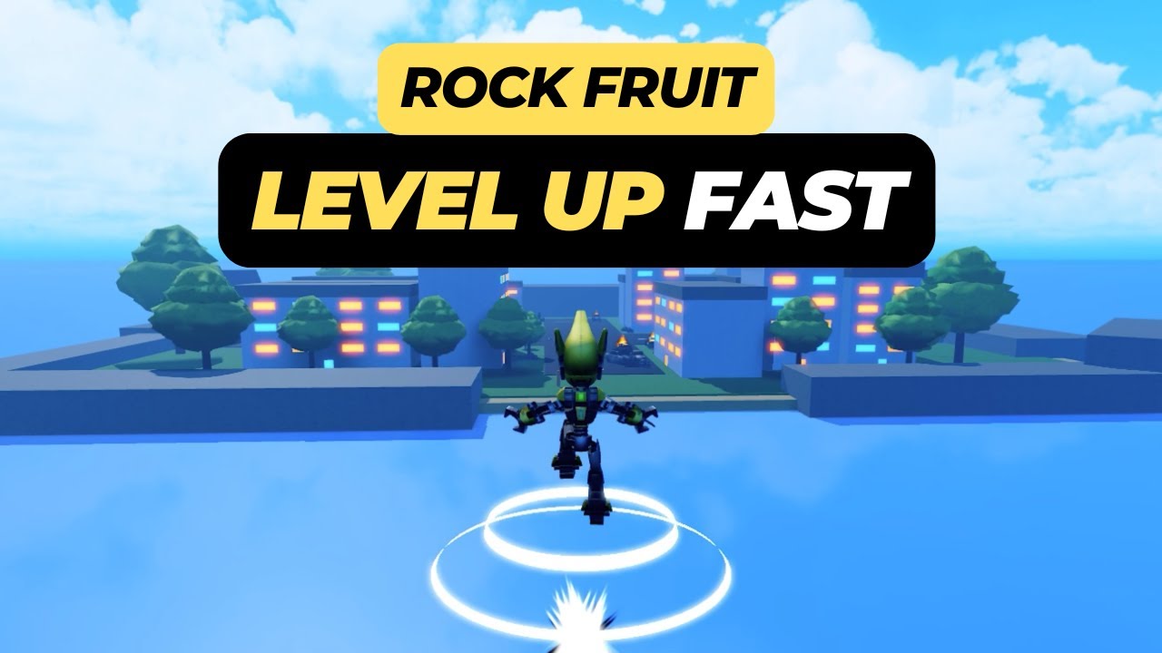 How to Level up Fast in Rock Fruit Roblox - YouTube