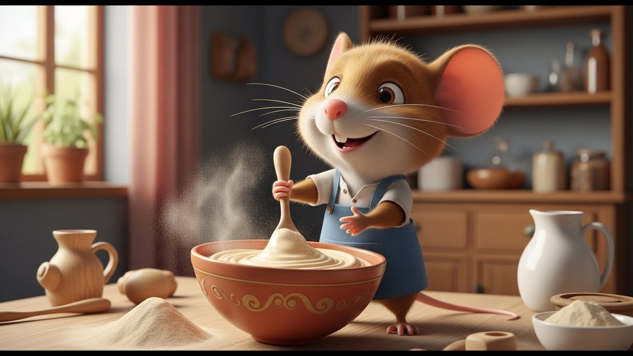 The Mouse Who Baked a Cake | Nursery Rhyme Song for Kids - YouTube
