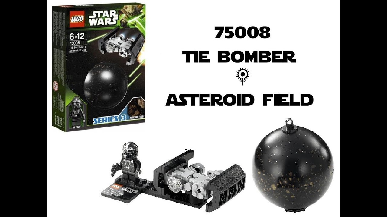 LEGO Star Wars 75008 TIE Bomber & Asteroid Field™ Review - YouTube