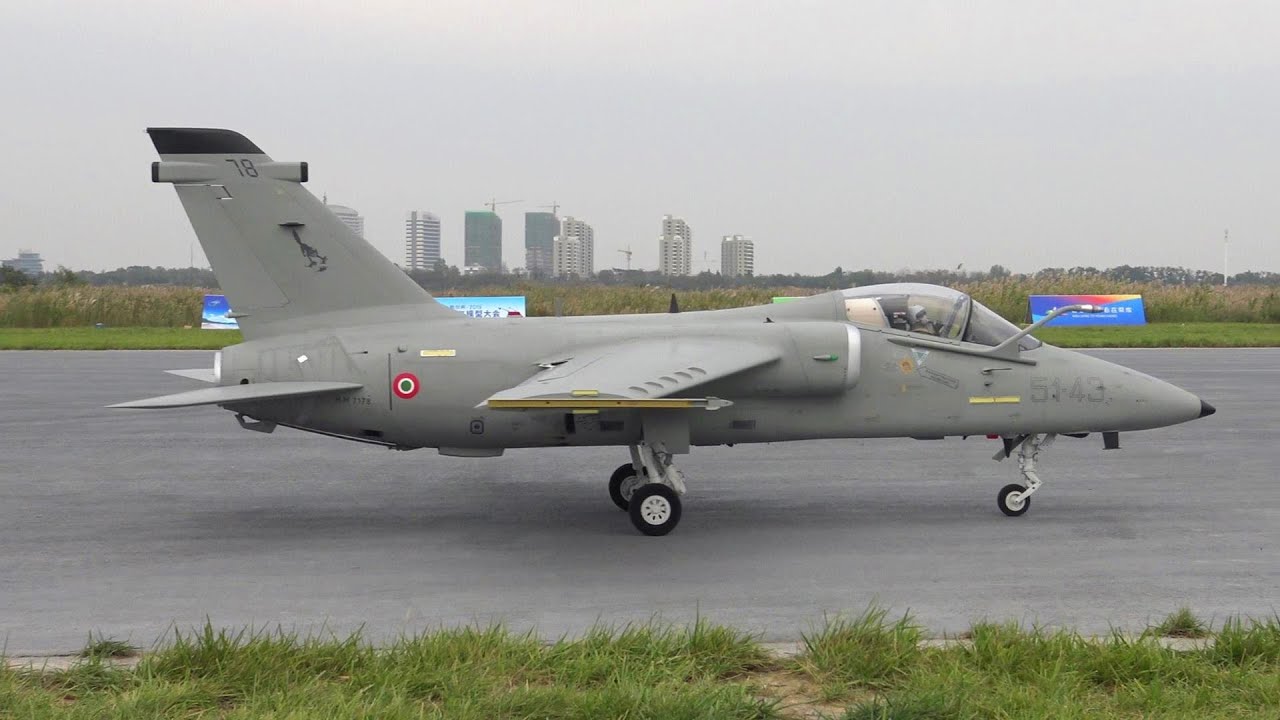 Gigantic AMX Ghibli A-11 RC Scale Jet Italian Air Force Turbine Model ...