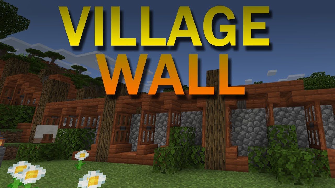 Building a wall, Village Raids, and Bastions - Minecraft Episode 8 ...