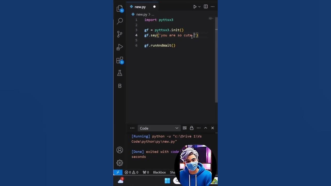 Text To Audio Using Python Module๐ฑ Coding Pythonmodule Python