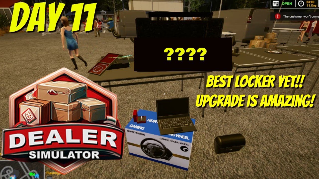 Dealer Simulator - Day 11 - Best Locker YET! Awesome Upgrade # ...