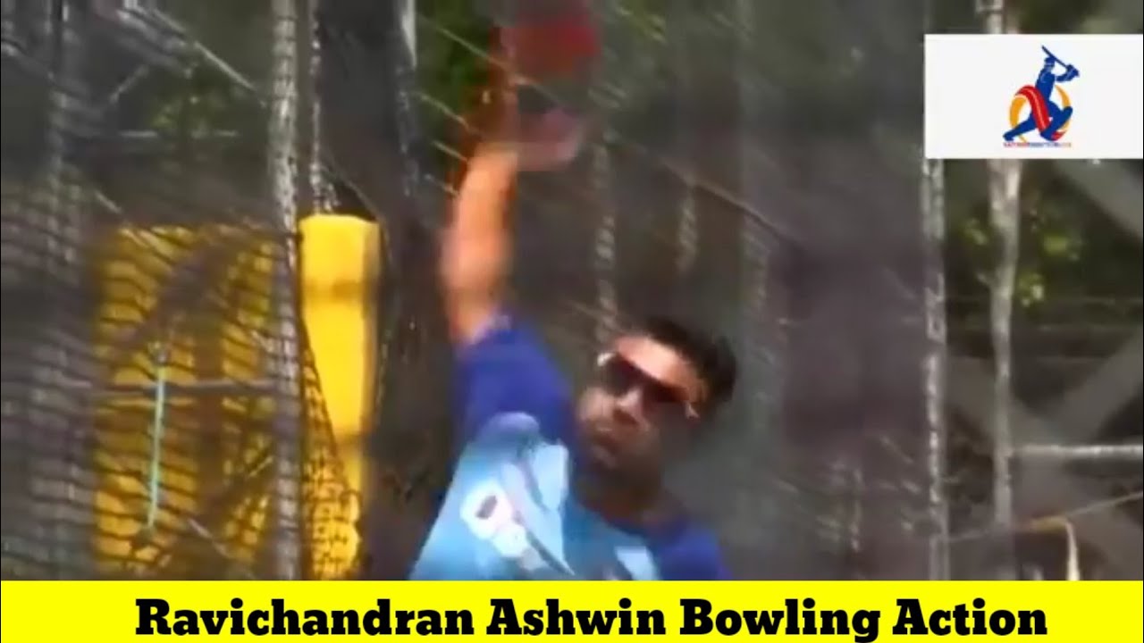 Ravichandran Ashwin Bowling Action - YouTube