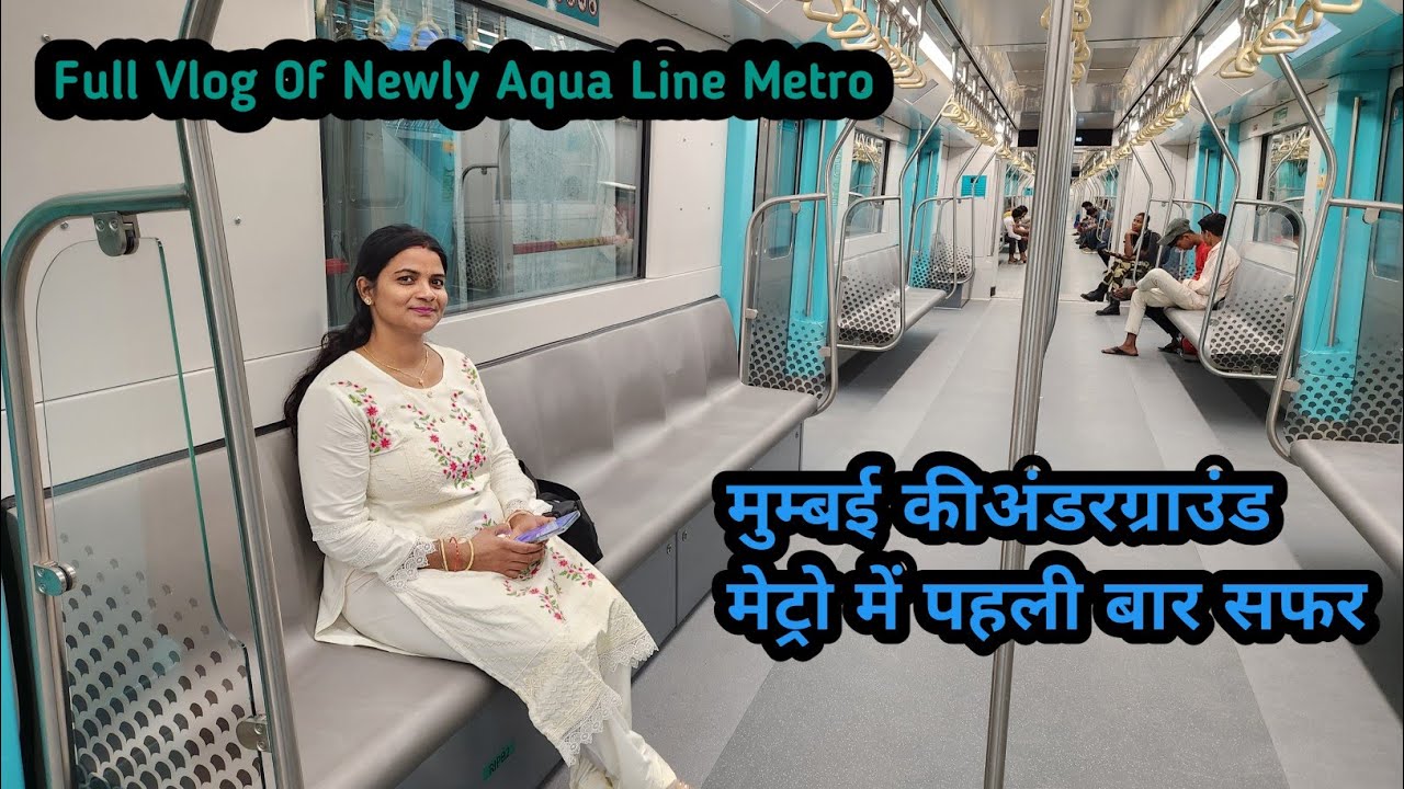 Mumbai First Underground Metro BKC To JVLR | Full Vlog Of BKC To ...