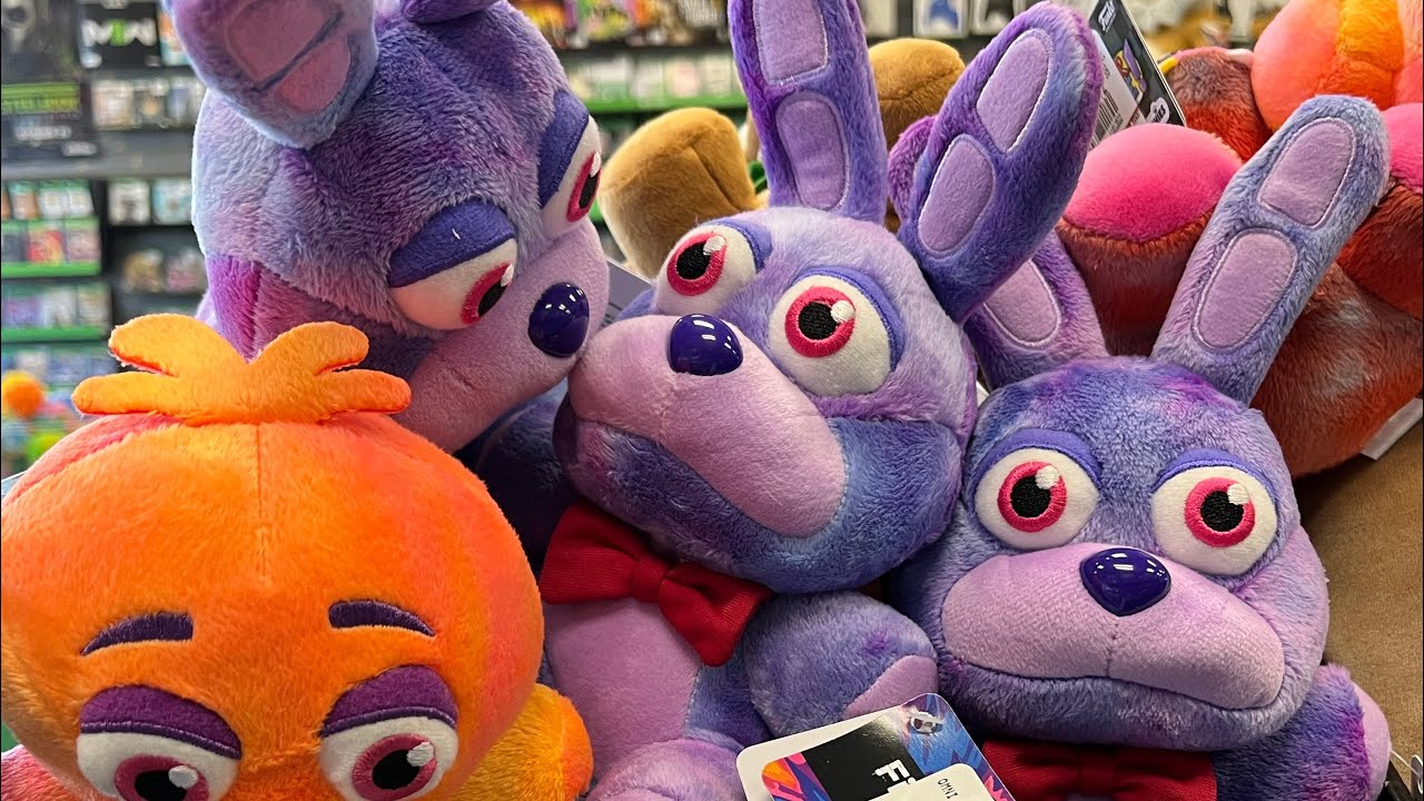 Funko FNAF Tie Dye Bonnie Plush Review - YouTube