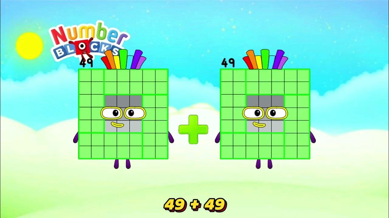 NUMBERBLOCKS ADDING TWO SAME ODD NUMBERS | LEARN TO ADD AND COUNT | @ColorArt_id - YouTube