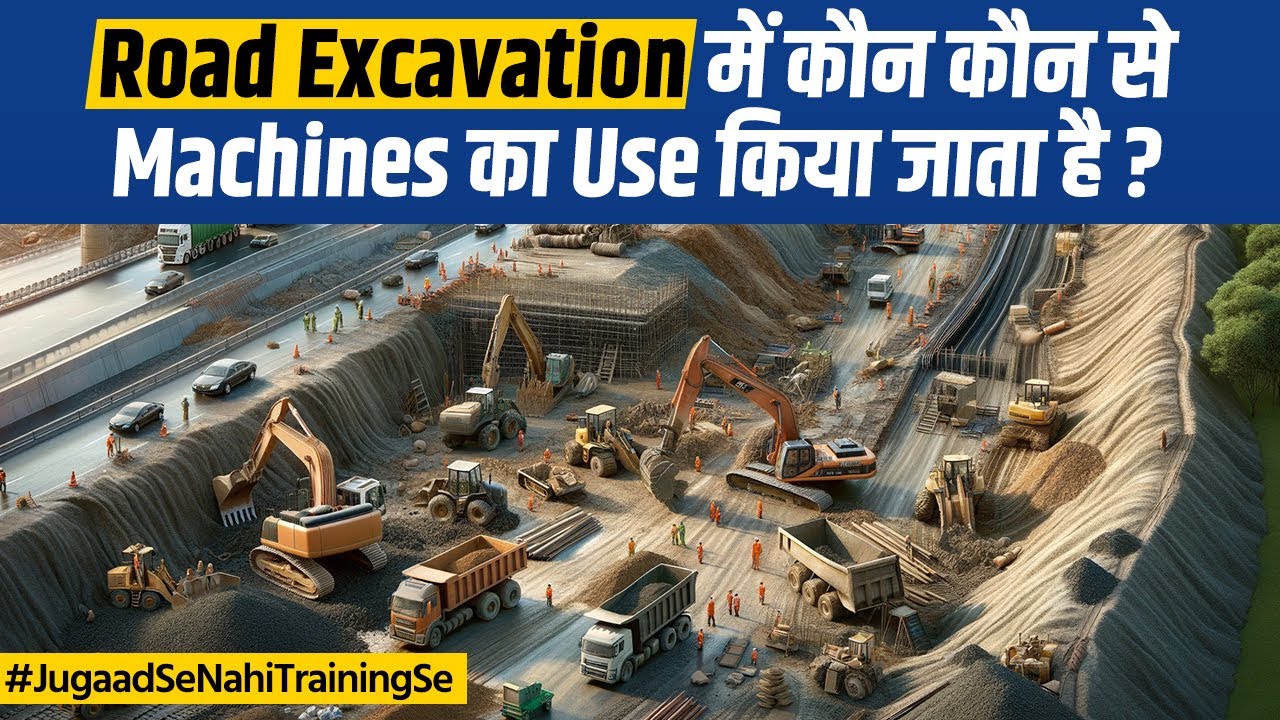 Machines Use in Roadway Cutting & Excavation | Explanation of Manual ...