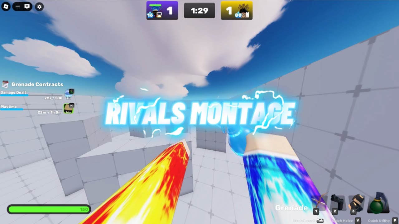MY FIRST RIVALS MONTAGE!!! - YouTube