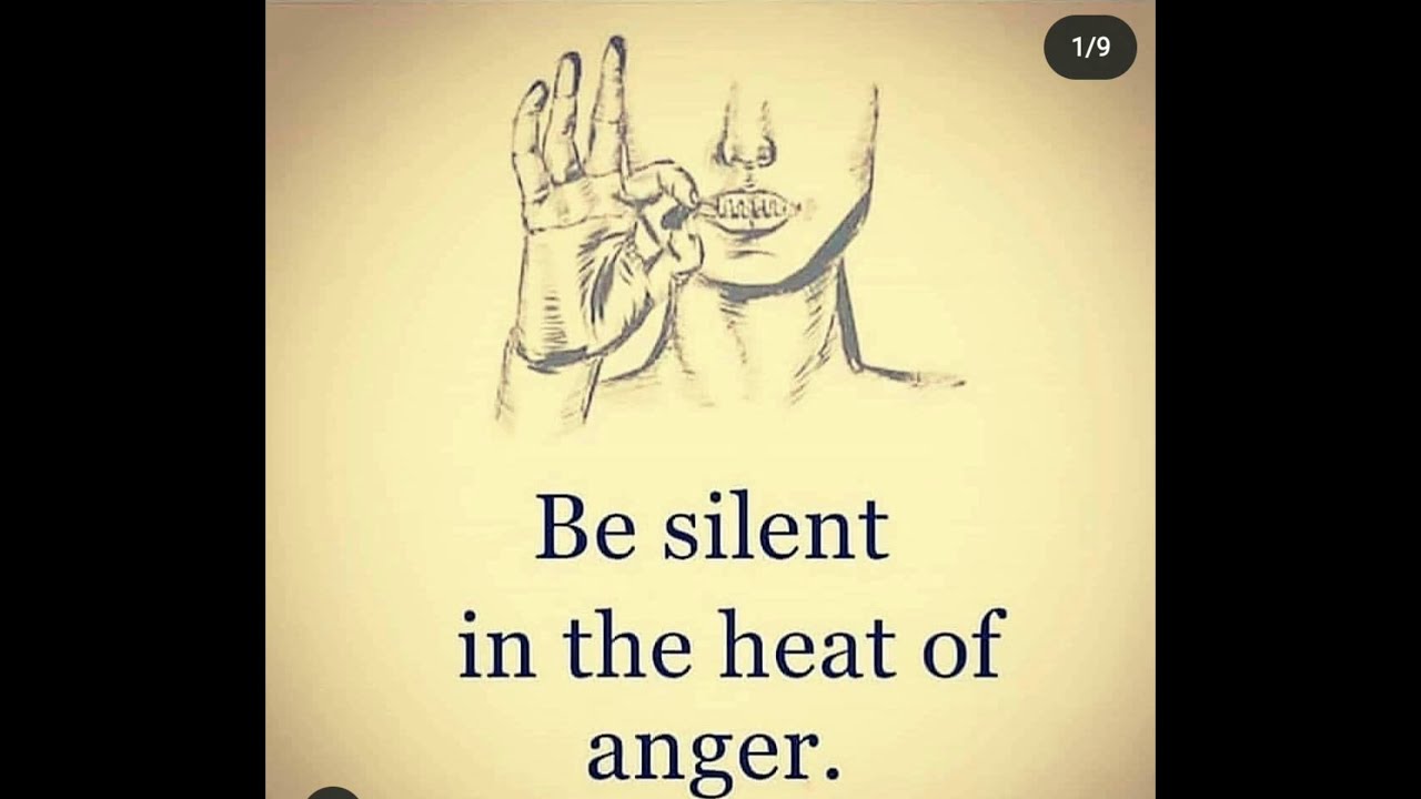 Be Silent | Anger management | how to manage anger - YouTube