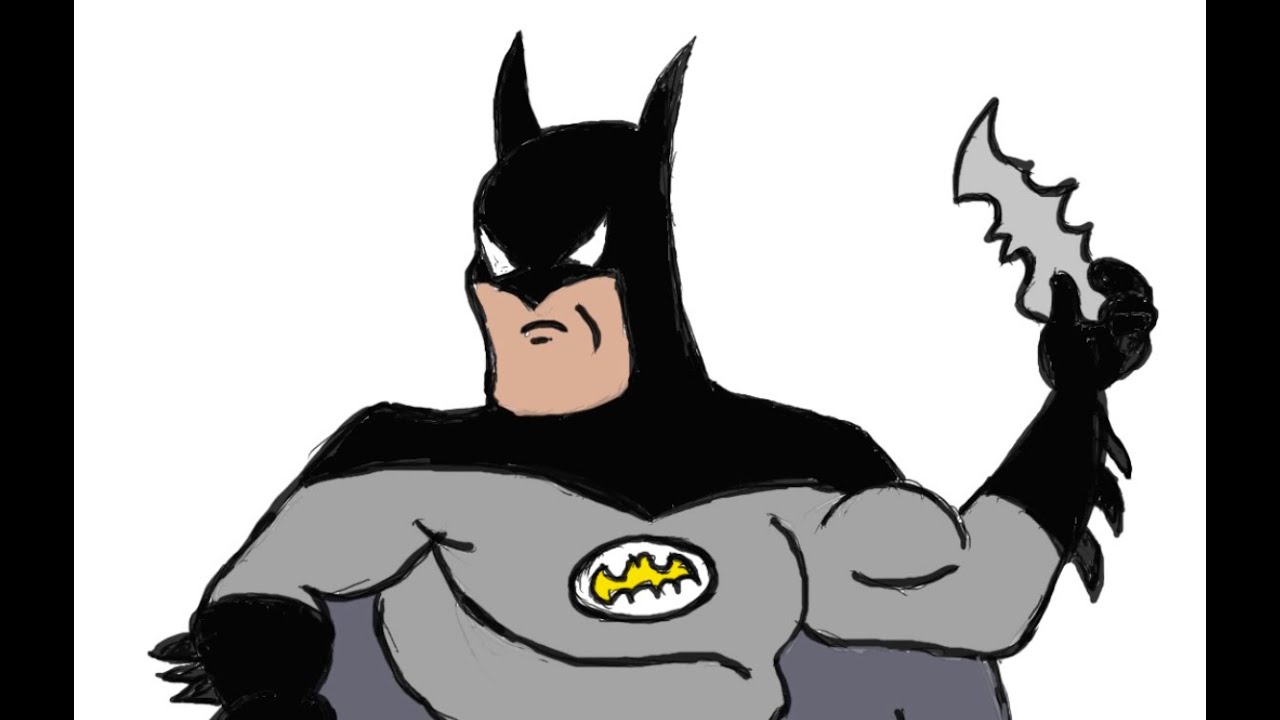 BatMan | DC Drawing | How To Draw | Easy Drawing Tutorial - YouTube