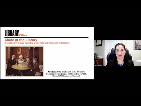 Forgotten Veterans, Invisible Memorials with Allison Finkelstein - YouTube