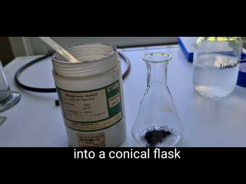 How to Collect Oxygen in the Lab - YouTube