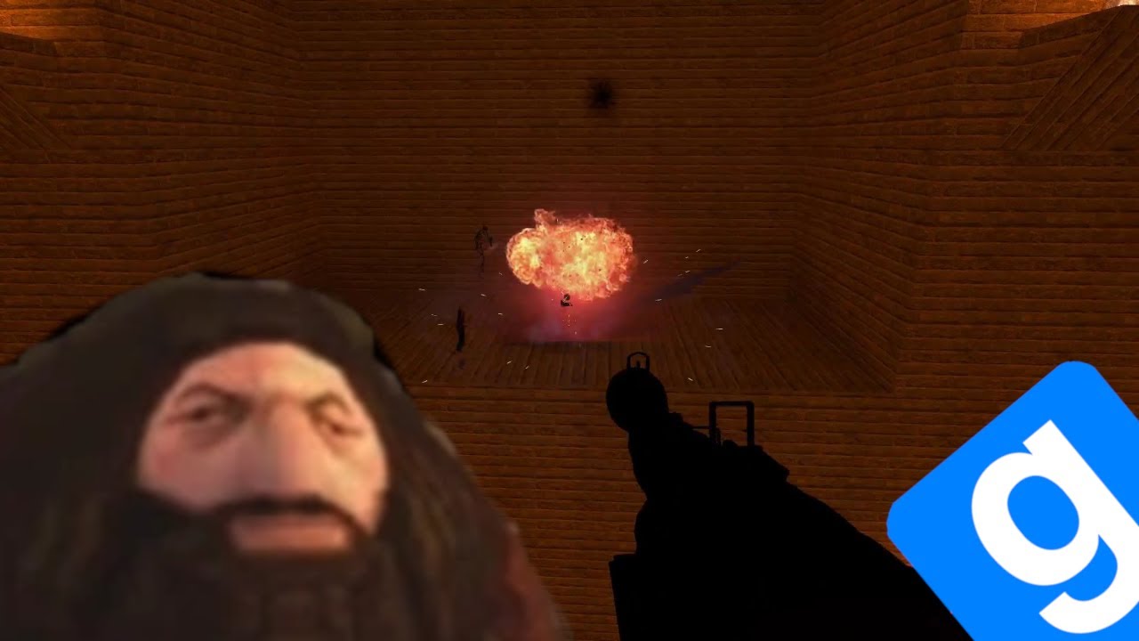 Gmod Sandbox | HARRY POTTER BUT WITH GUNS AND EXPLOSIONS - YouTube