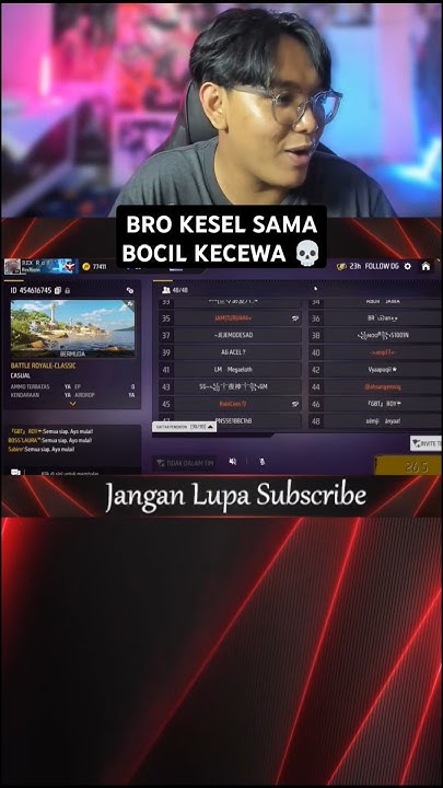 BRO KESEL SAMA BOCIL KECEWA 💀 #freefire #ff #rafliprayudha #shorts - YouTube