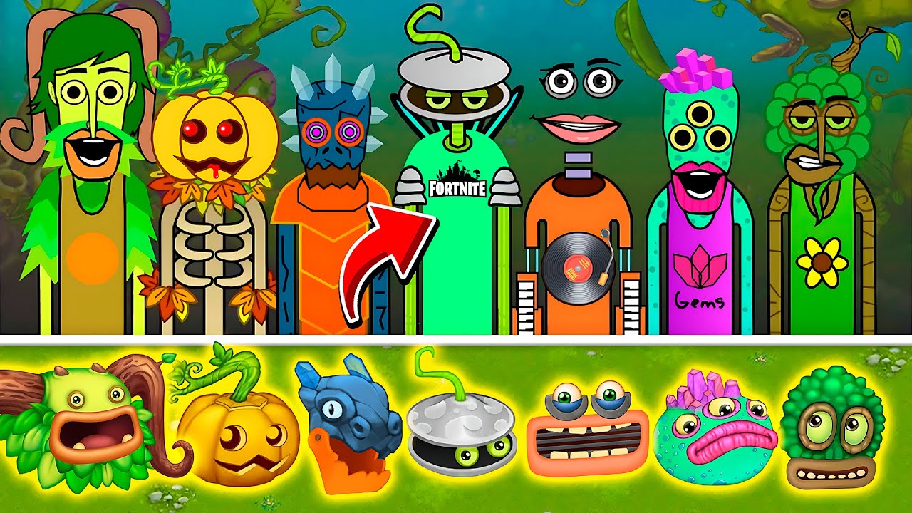 Monsterbox Plant Island My Singing Monsters Incredibox Mod V3 1 Youtube