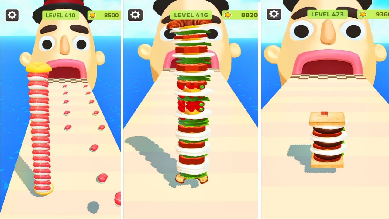 Wrong Color Sandwich runner 🥪 best funny mobile game 🥵🤢🤮 #trending ...